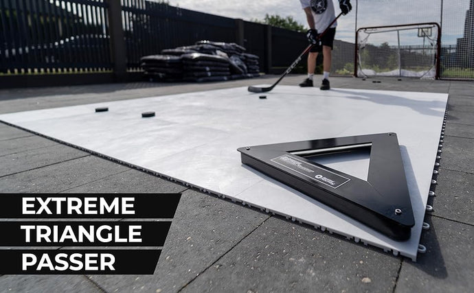 Puck Rebounder - Triangle Passer | Better Hockey – Better Hockey US